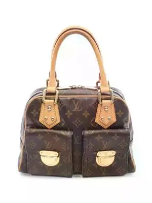 LOUIS VUITTON 2005 Pm Manhattan Tote Bag - Brown