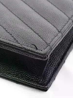 Saint Laurent 2010s Cassandra Envelope Chain Wallet