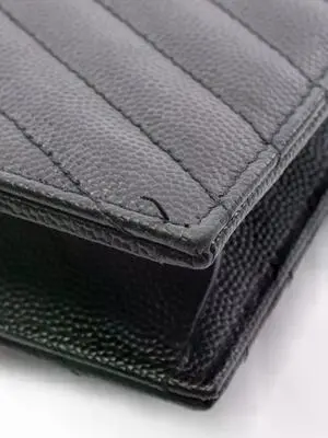 Saint Laurent 2010s Cassandra Envelope Chain Wallet