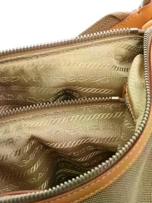 Prada Logo Jacquard Shoulder Bag