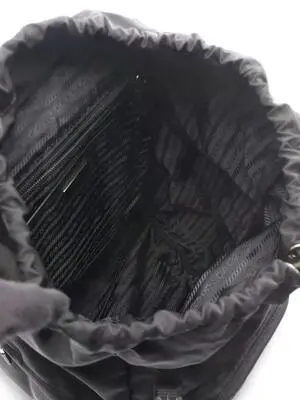 Prada 2010s Triangle Logo Backpack