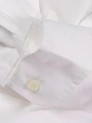 Miu Miu Poplin Embroidered Cropped Shirt