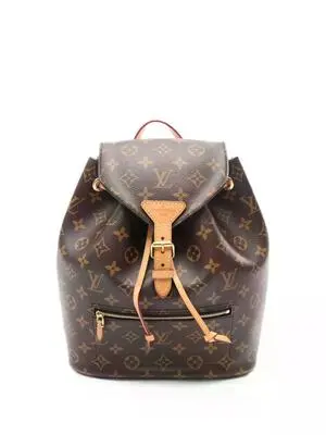 LOUIS VUITTON 2018 Montsouris Monogram Backpack - Brown
