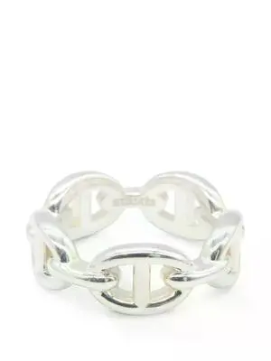 Hermès 2010s Pm Chaîne D'ancre Anchene Ring - Silver