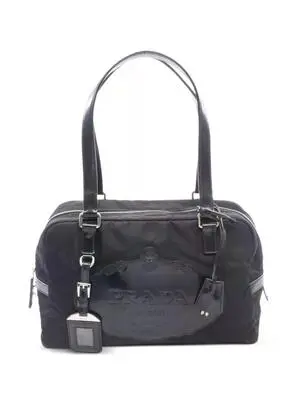 Prada 2000s Logo Patch Shoulder Bag