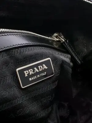 Prada 2000s Logo Patch Shoulder Bag