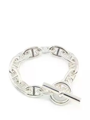 Hermès 2010s Chaîne D'ancre Tgm Bracelet - Silver