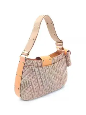 Dior Trotter Monogram Canvas Shoulder Bag