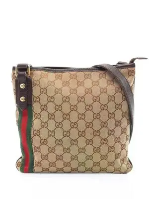 Gucci 2000s Gg Canvas Shoulder Bag - Neutrals