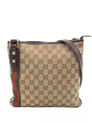 Gucci 2000s Gg Canvas Shoulder Bag - Neutrals