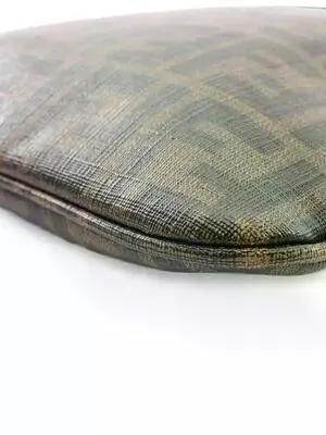 Fendi 2010s Zucca Shoulder Bag - Brown