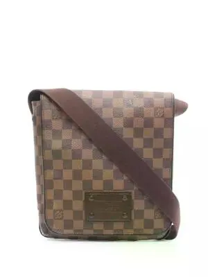 LOUIS VUITTON 2009 Pm Brooklyn Damier Ebene Shoulder Bag - Brown