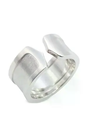 Cartier 2010s C2 Lm Open Ring In White Gold - Silver