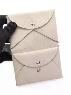 Hermès 2024 Calviduo Evercolor Coin Purse - Neutrals