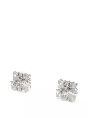 Loewe Tone Sterling Anagram Cutout Earrings