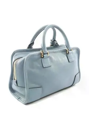 Loewe Amazona 23 Leather Handbag - Blue