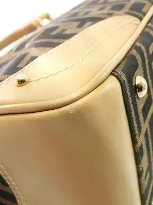 Fendi 2010s Zucca Boston Bag