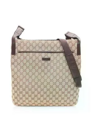 Gucci 2000s Gg Canvas Shoulder Bag - Neutrals
