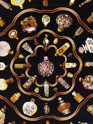 Hermès 2010s Bottle-print Scarf