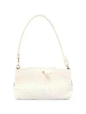 Bottega Veneta 2000s Intrecciato Shoulder Bag - Neutrals