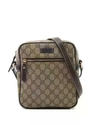 Gucci Gg Supreme Canvas Cross Body Bag - Neutrals