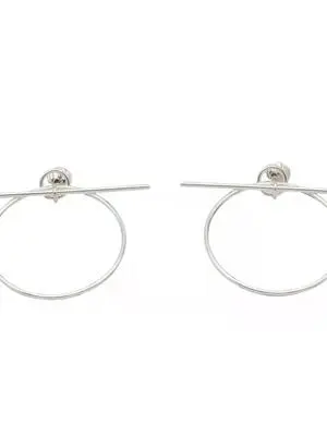 Hermès 2010s Loop Mm Earrings
