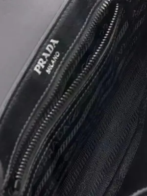 Prada Glace Calf Studded Shoulder Bag