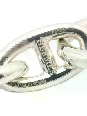 Hermès 2010s Gm Chaîne D'ancre Bracelet In Sterling