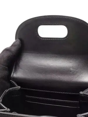 Gucci 2010s Bamboo Leather Handbag - Black