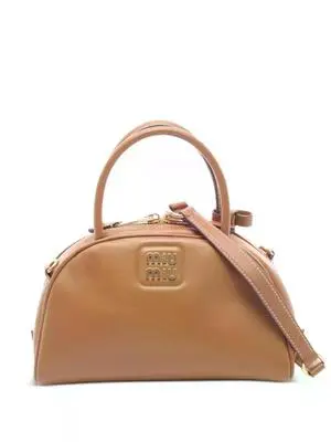 Miu Miu 2010s Leather Handbag - Brown