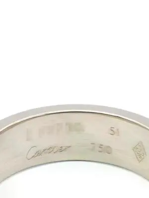 Cartier 18k White Gold Love Ring - Silver