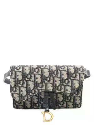 Dior 2000s Saddle Oblique Belt Bag - Neutrals