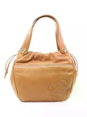 Loewe 2000s Anagram Handbag - Neutrals