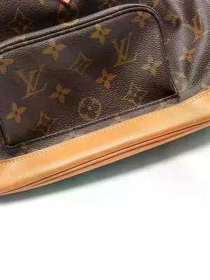 LOUIS VUITTON 1998 Monogram Montsouris Mm Backpack Bag - Brown