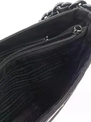 Prada Tessuto Chain Shoulder Bag