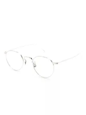 EYEVAN7285 Metallic Round-frame Glasses
