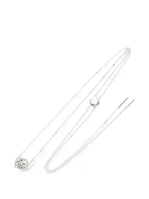 Loewe Anagram Bombé Necklace - Silver
