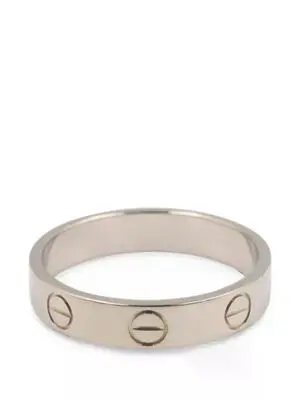 Cartier 2010s Mini Love Ring - Silver