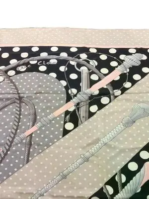 Hermès 2010s Clic Clac A Pois Scarf
