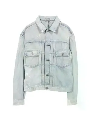 Dior 2010s X Kenny Scharf Logo-embroidered Denim Jacket - Blue