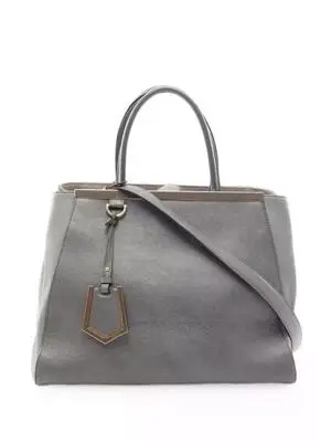 Fendi 2000s 2jours Two-way Handbag - Grey