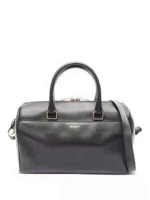 Saint Laurent 2010s Classic Baby Duffle 6 Tote Bag - Black