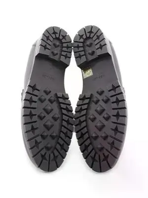 Hermès 2020s Faubourg-h Plaque Loafers