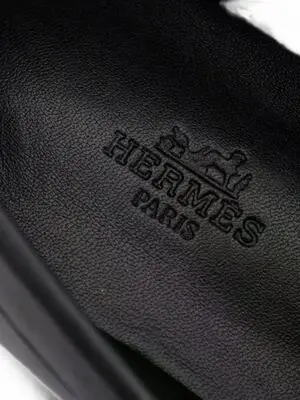 Hermès 2020s Faubourg-h Plaque Loafers