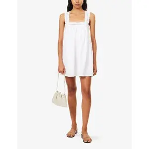 Dissh Lace-trim Cotton-blend Mini Dress