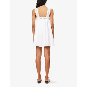 Dissh Lace-trim Cotton-blend Mini Dress