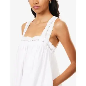 Dissh Lace-trim Cotton-blend Mini Dress
