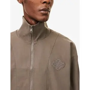 THE COUTURE CLUB Funnel-neck Zip-through Woven Jacket