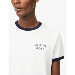 AUSTIN POST Ringer God Bless Cotton T-shirt