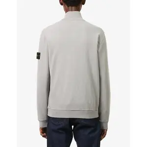 Stone Island Compass-badge Brushed Cotton-jersey Jacket